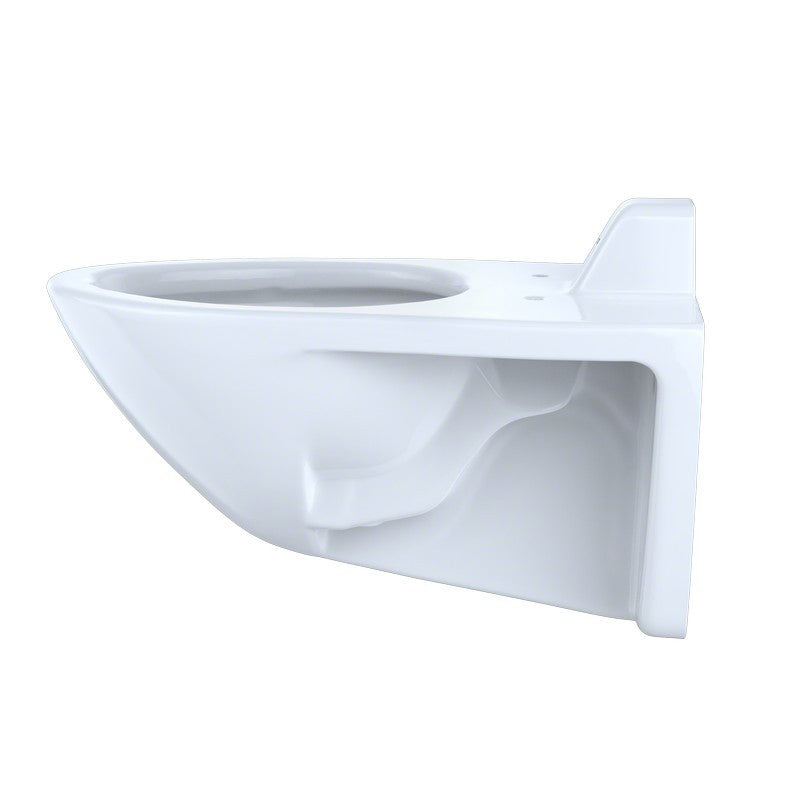 TOTO CT708EV#01 Wallmount Commercial Flushometer Toilet with Back Spud ...
